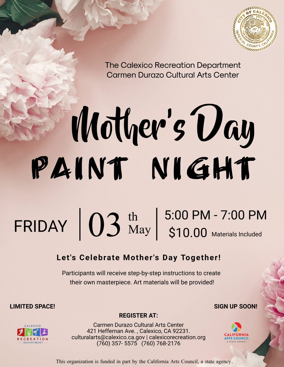 Mother’s Day Paint Night – KYMA Events