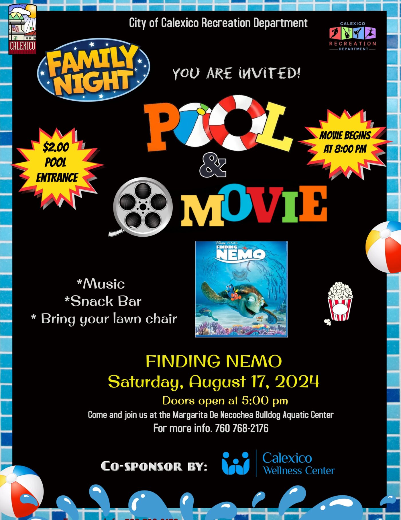 Pool & Movie Night in Calexico – KYMA Events