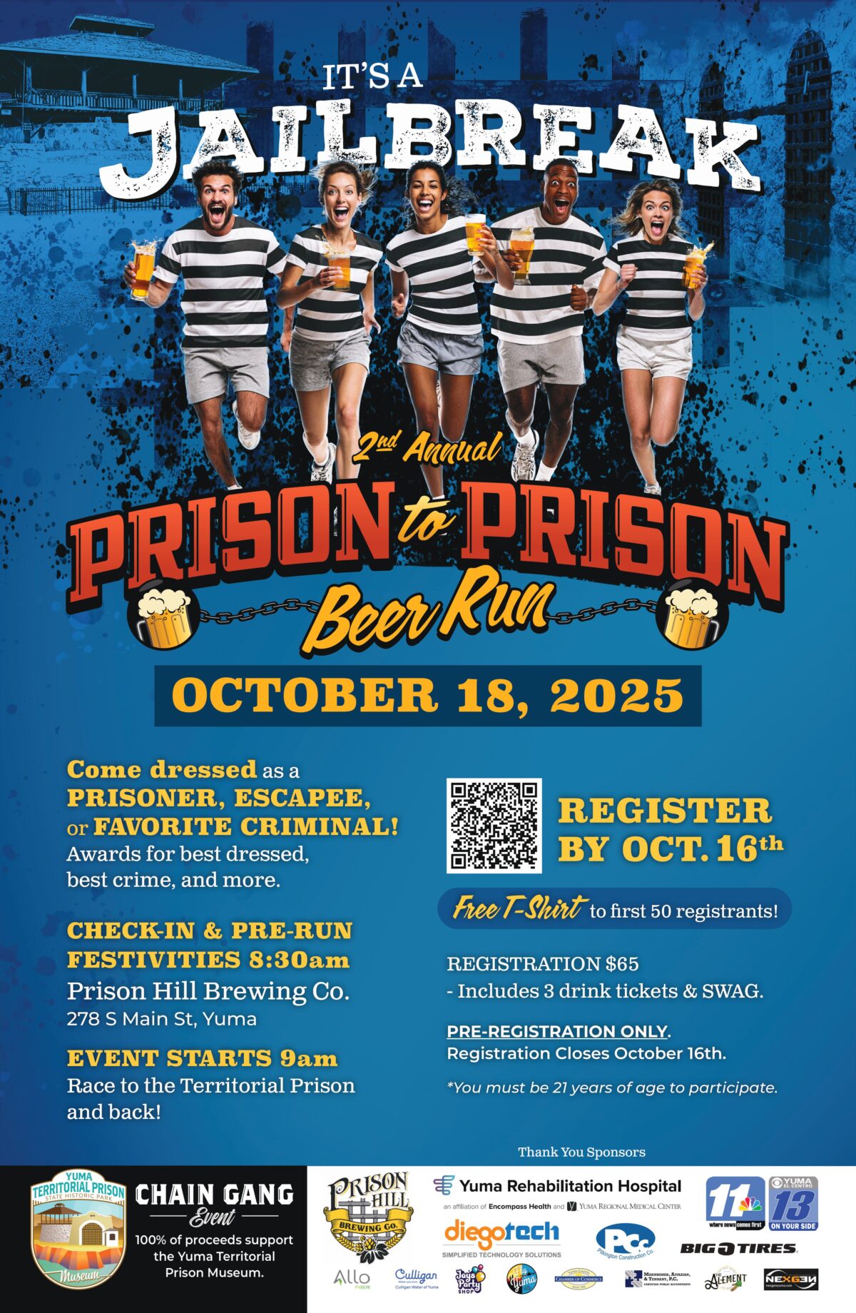 2nd Annual Prison to Prison Beer Run – KYMA Events